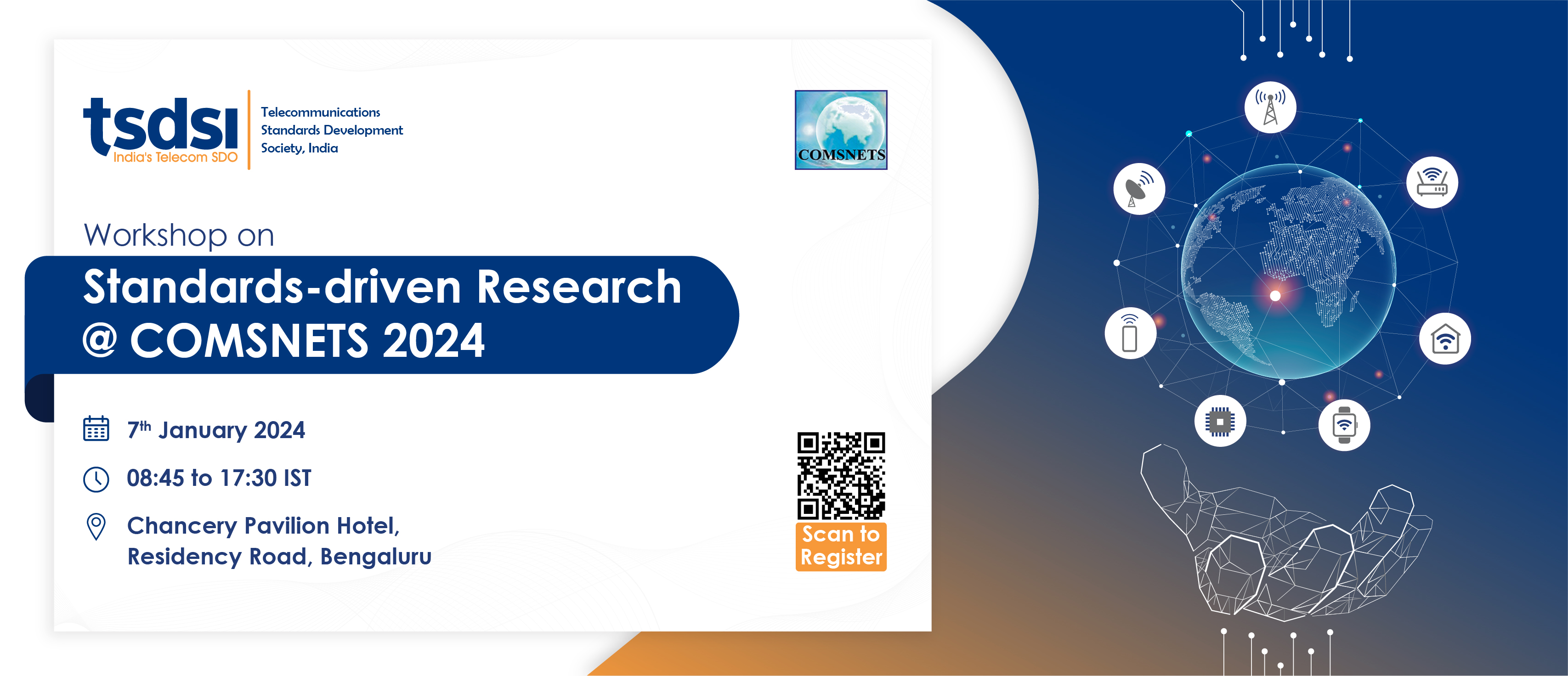 TSDSI SDR @ COMSNETS 2024 (January 7, 2024) - India's Telecom SDO